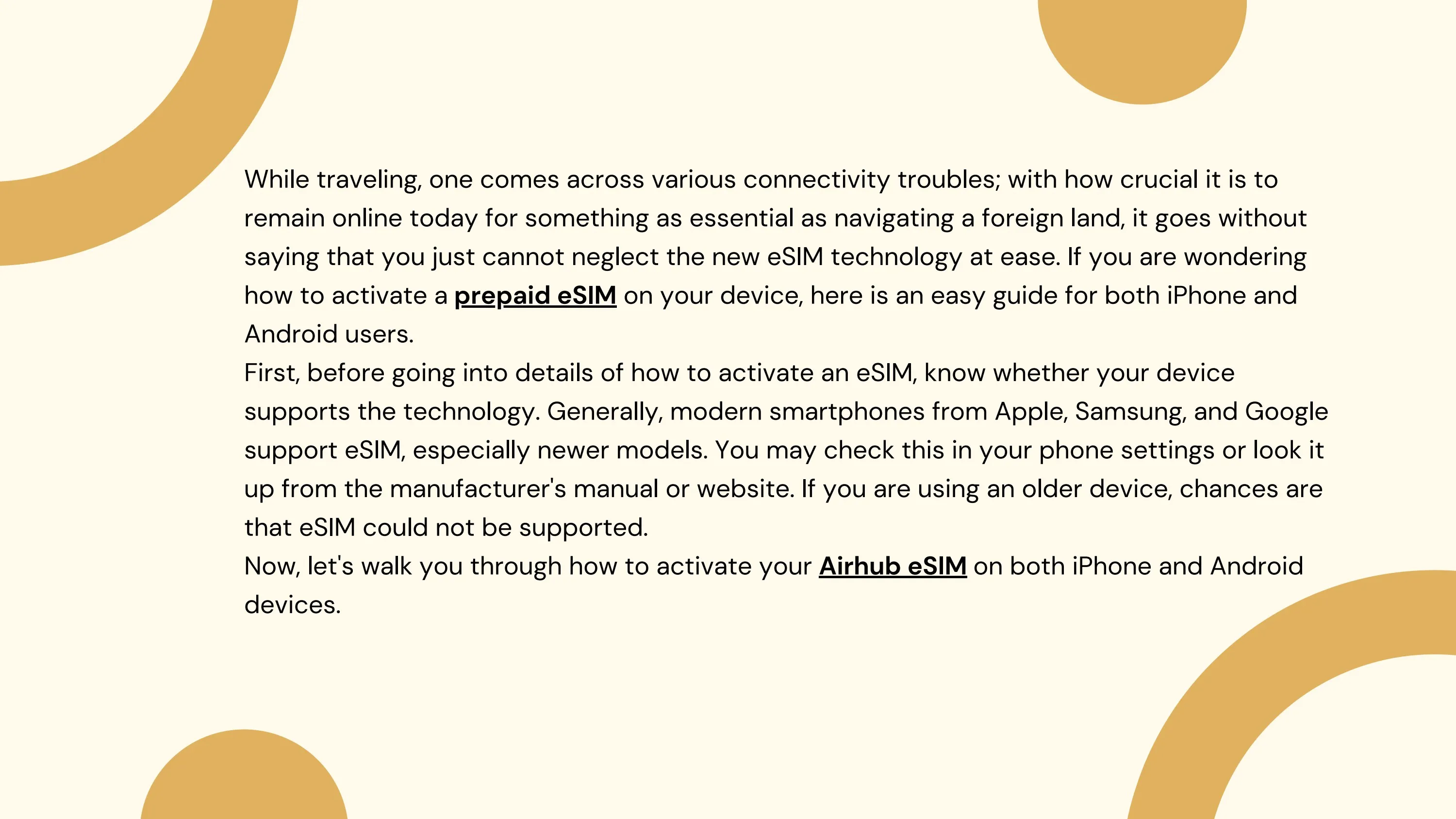 How to Set Up a Prepaid eSIM A Step-by-Step Guide for Beginners - Airhub eSIM App - Page 2 ...