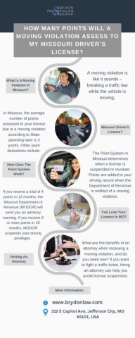 How Many Points Will A Moving Violation Assess To My Missouri Driver’s ...