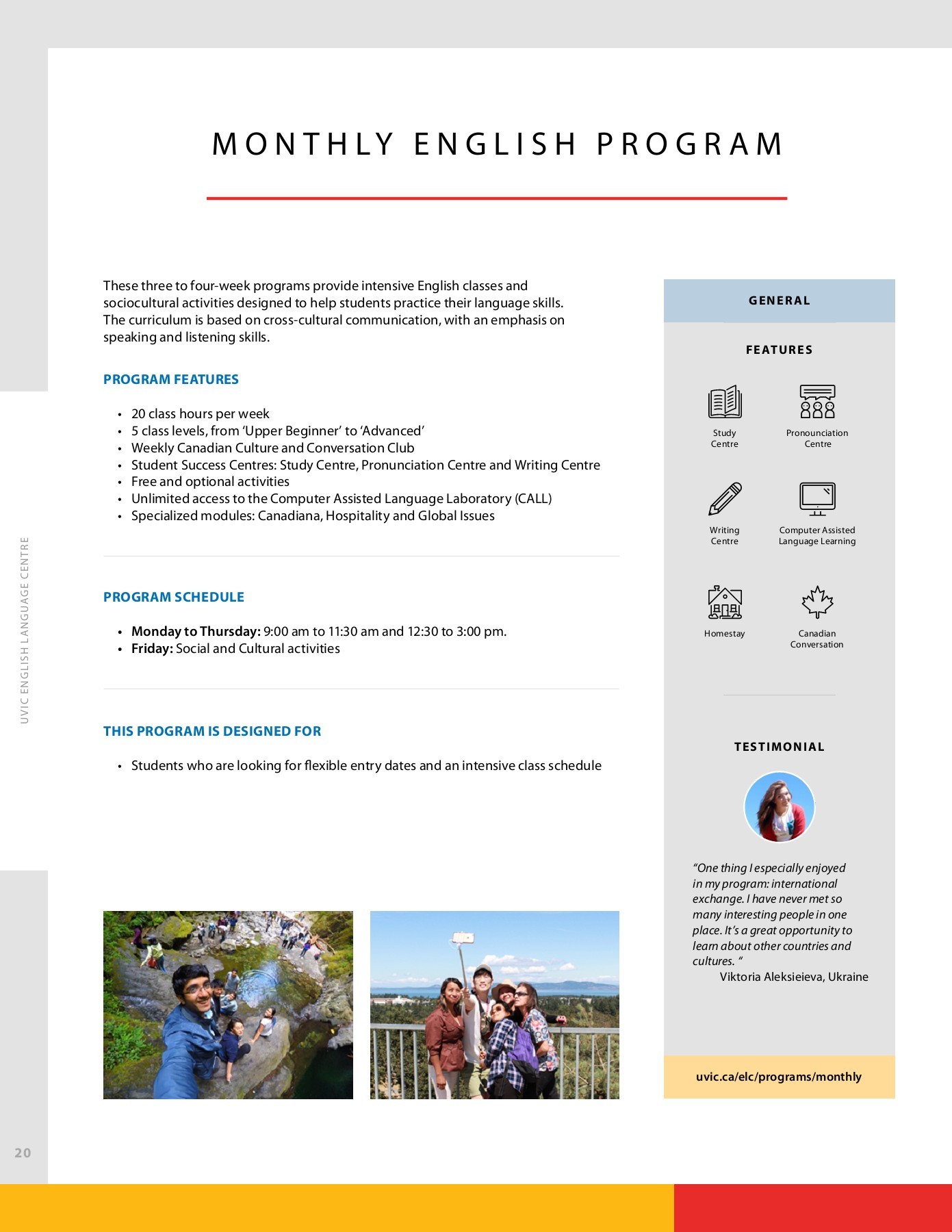ELC Main Brochure 2018 - Continuing Studies at UVic - Page 20 | Flip ...