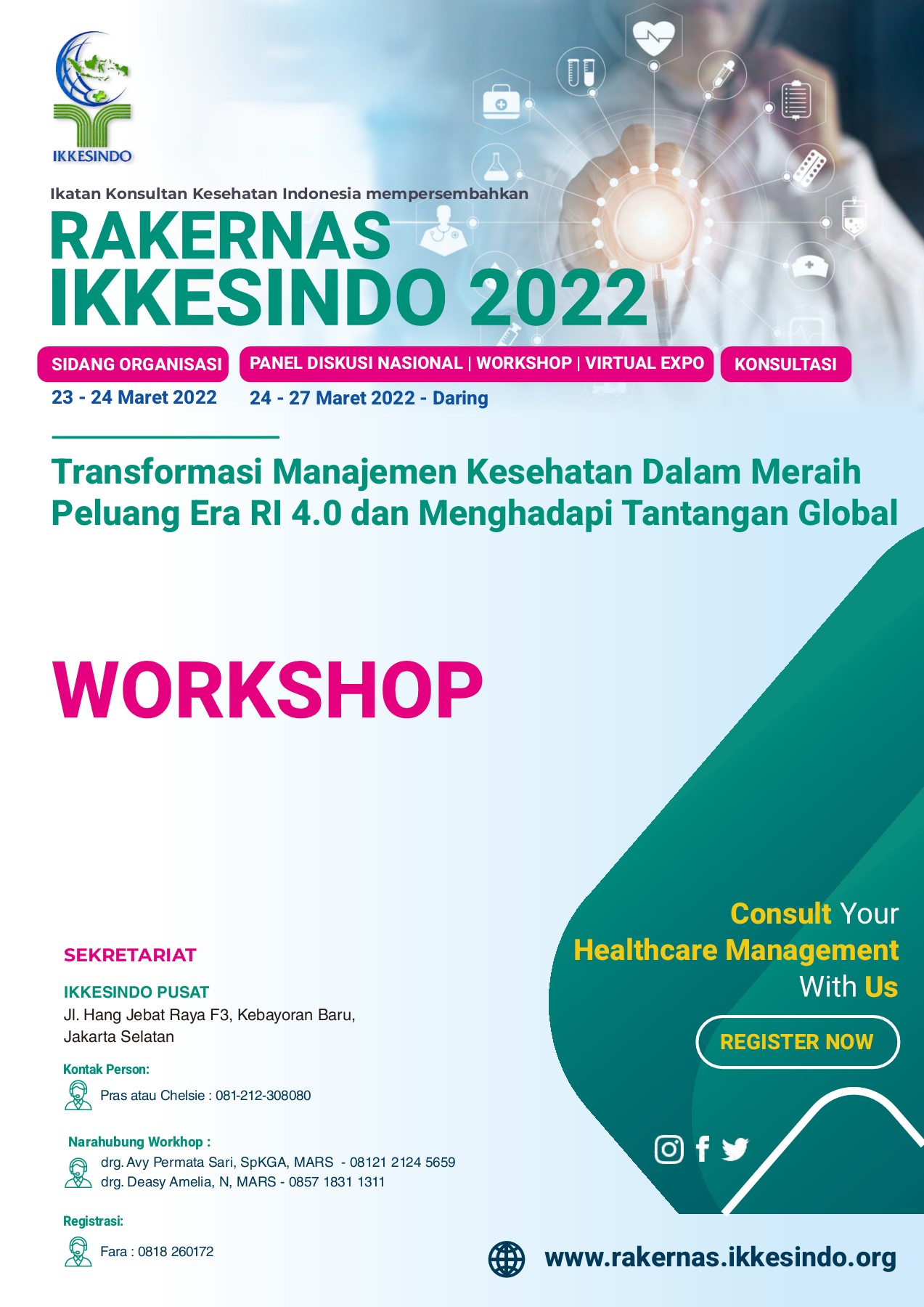 FLYER WORKSHOP RAKERNAS IKKESINDO 2022 - Indonesia Medical Event - Page ...