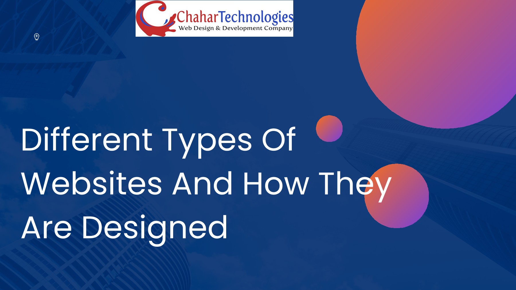 Different Types Of Websites And How They Are Designed - chahar ...