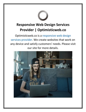 Responsive Web Design Services Provider Optimisticweb.co