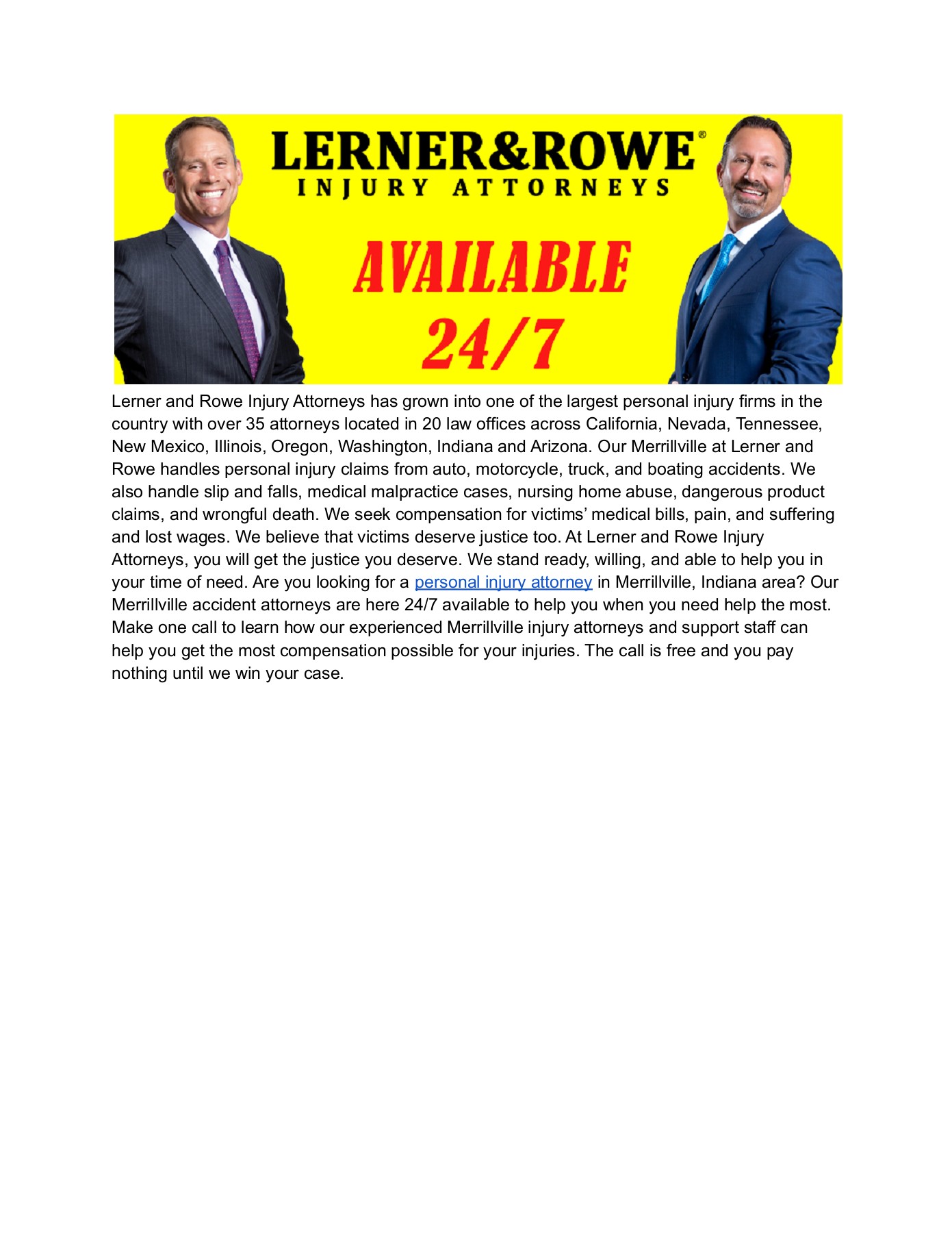 Lerner and Rowe Injury Attorneys - jonathanfaust46410 - Page 1 - 6 ...