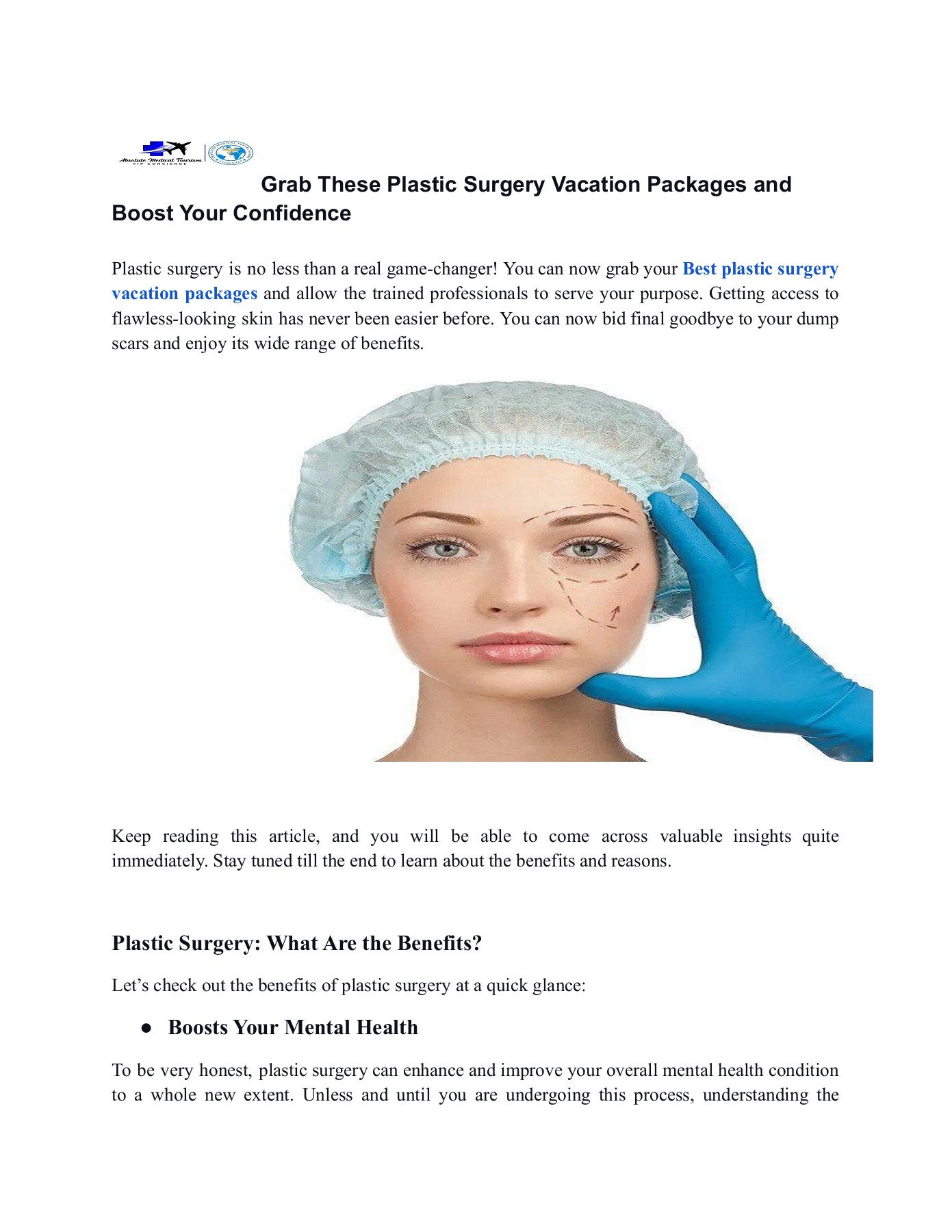 Grab These Plastic Surgery Vacation Packages and Boost Your Confidence ...