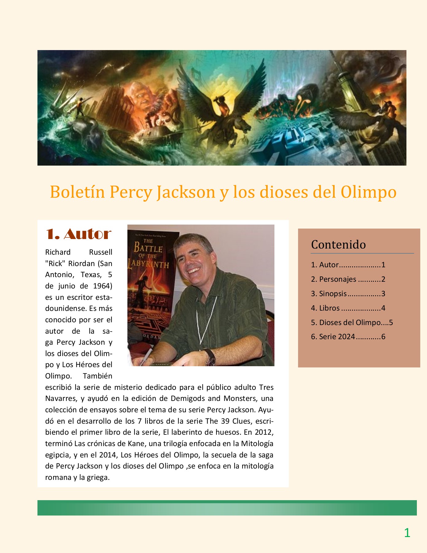 Percy Jackson - Andrea Alvarado - Página 1 - 6 | Flip PDF en línea ...