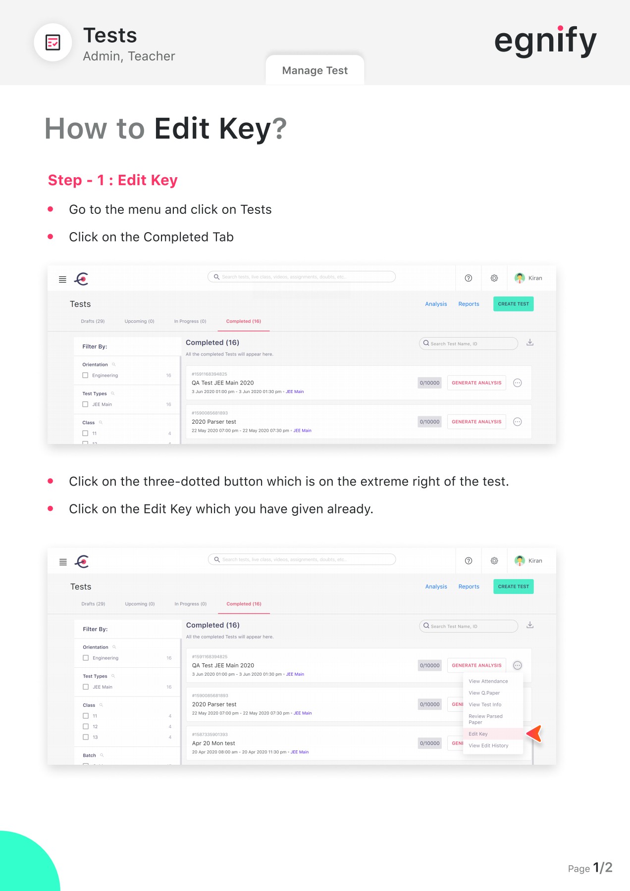 How to edit key? - Srikanth Gujjarlapudi - Page 2 | Flip PDF Online ...