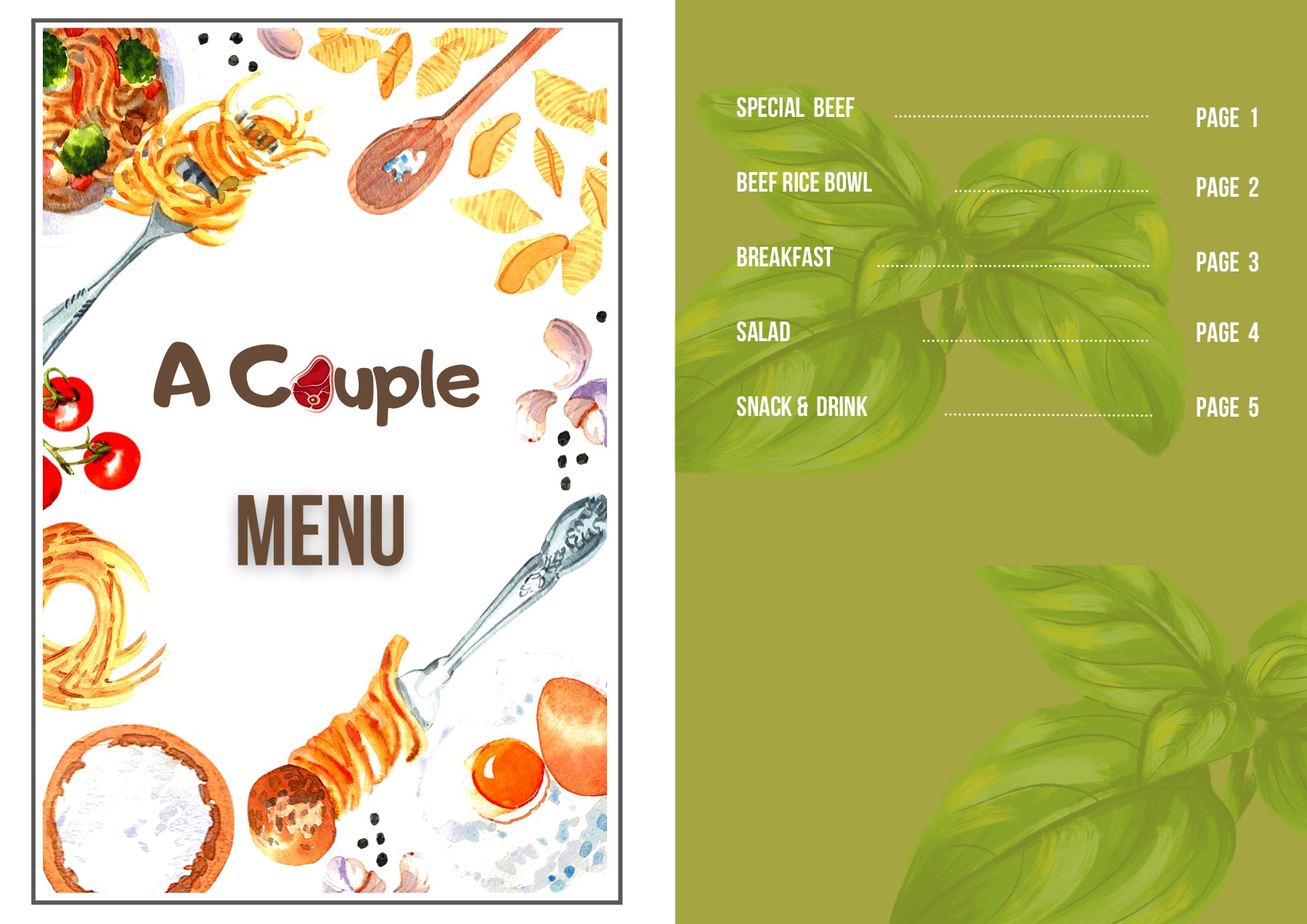A couple menu - minnano_007 - Page 1 - 6 | Flip PDF Online | PubHTML5