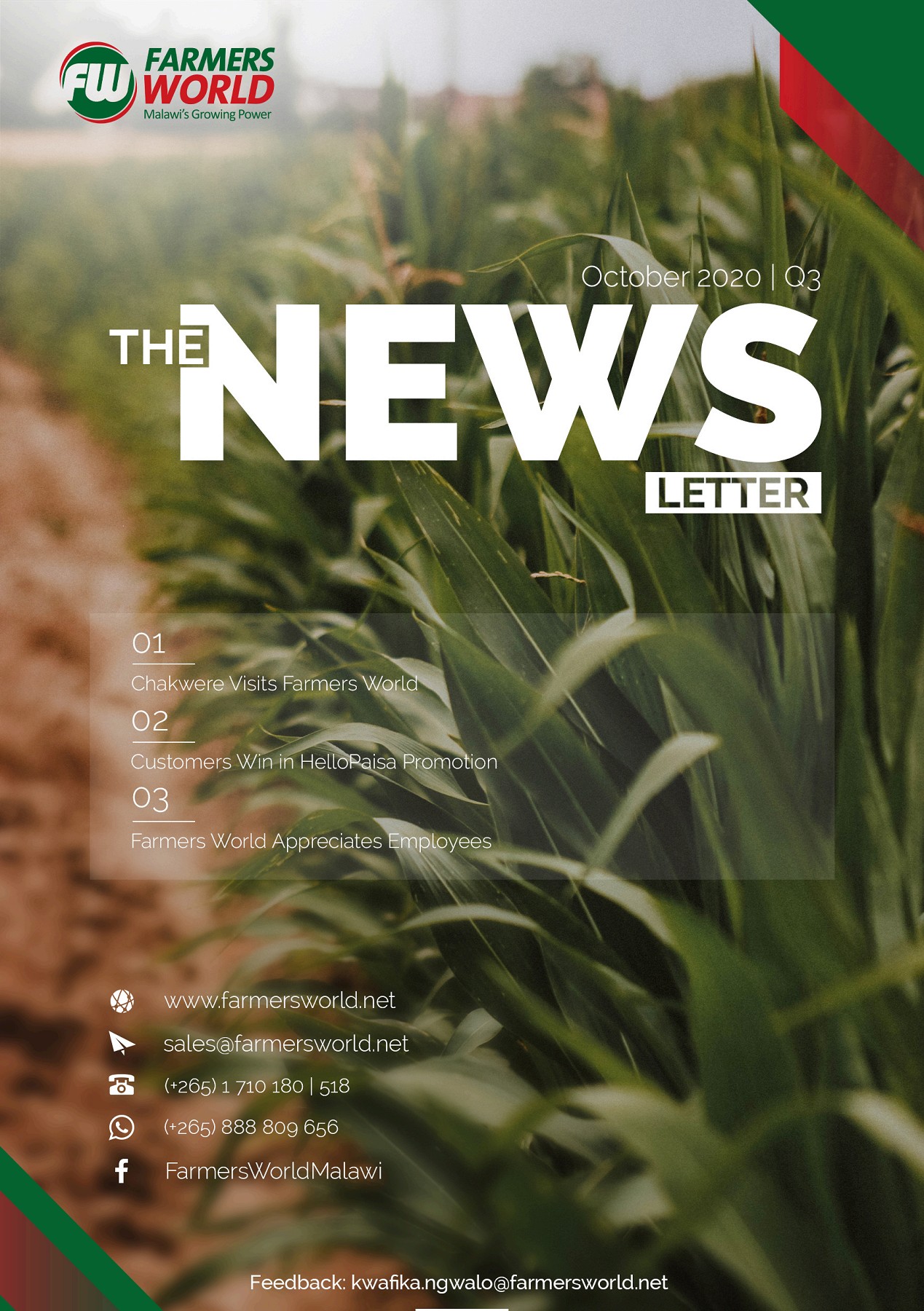 Farmers World Newsletter_Q3_2020 - Farmers World - Page 1 - 12 | Flip PDF Online | PubHTML5