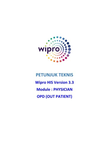 JUKNIS EMR WIPRO - OPD - fahmiislam88 - Page 6 | Flip PDF Online | PubHTML5