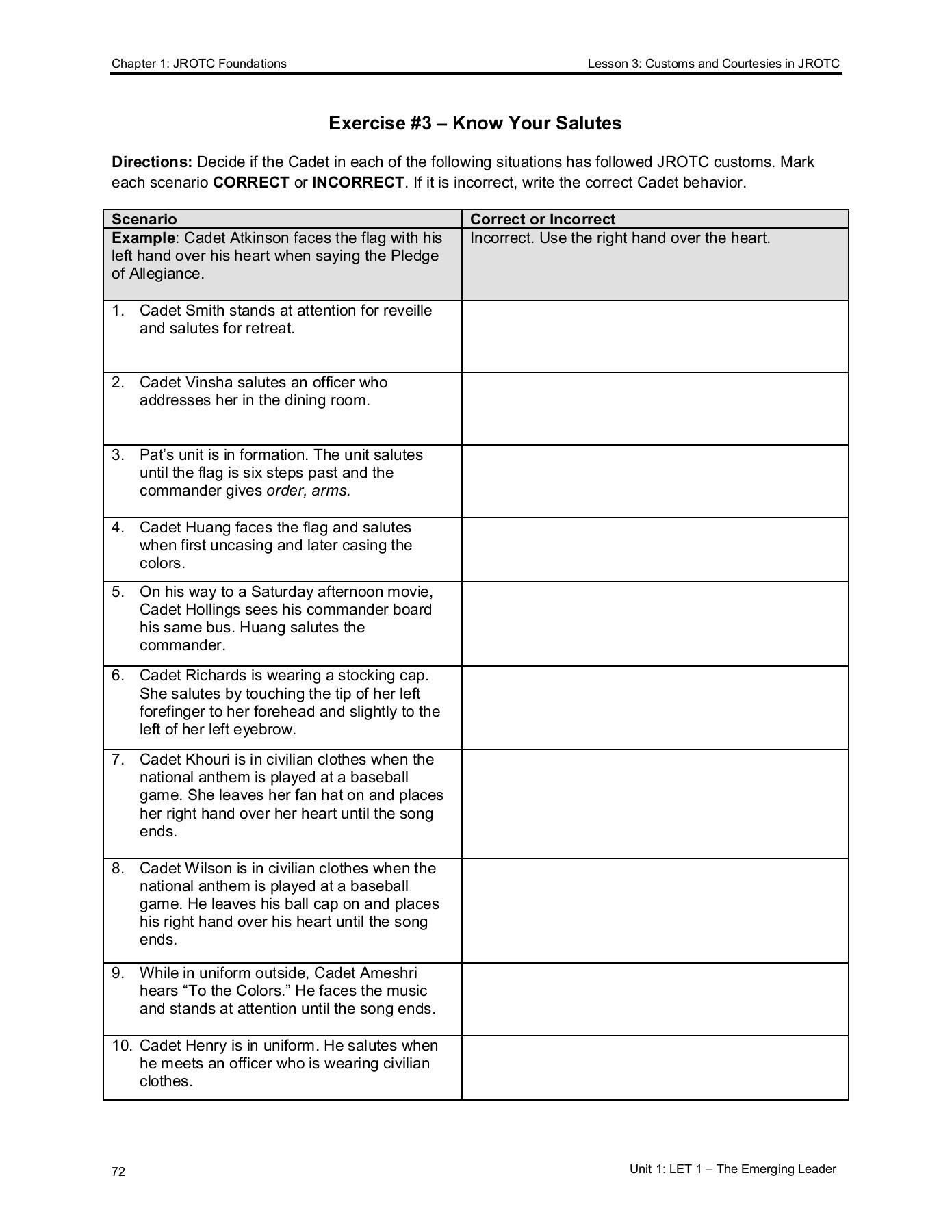 UNIT 1_Cadet Notebook - Kalvin Ross - Page 78 | Flip PDF Online | PubHTML5