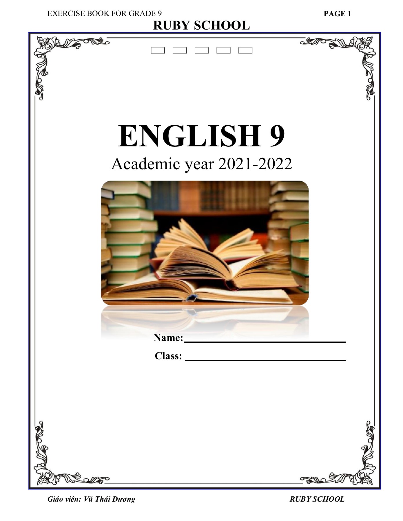 ENGLISH 9 - BÀI TẬP BỔ TRỢ VÀ NÂNG CAO (CẢ NĂM) - Dương vũ - Page 1 ...