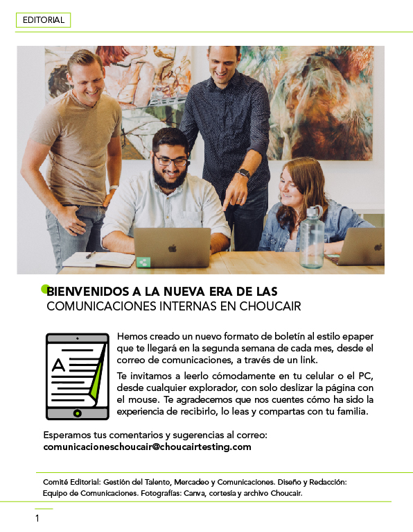 BOLETIN PERU WSP - comunicacioneschoucair - Page 2 | Flip PDF Online ...