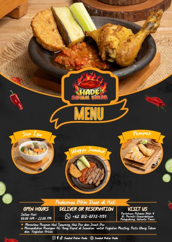 HADE Sambal Bakar - Menu - July2024