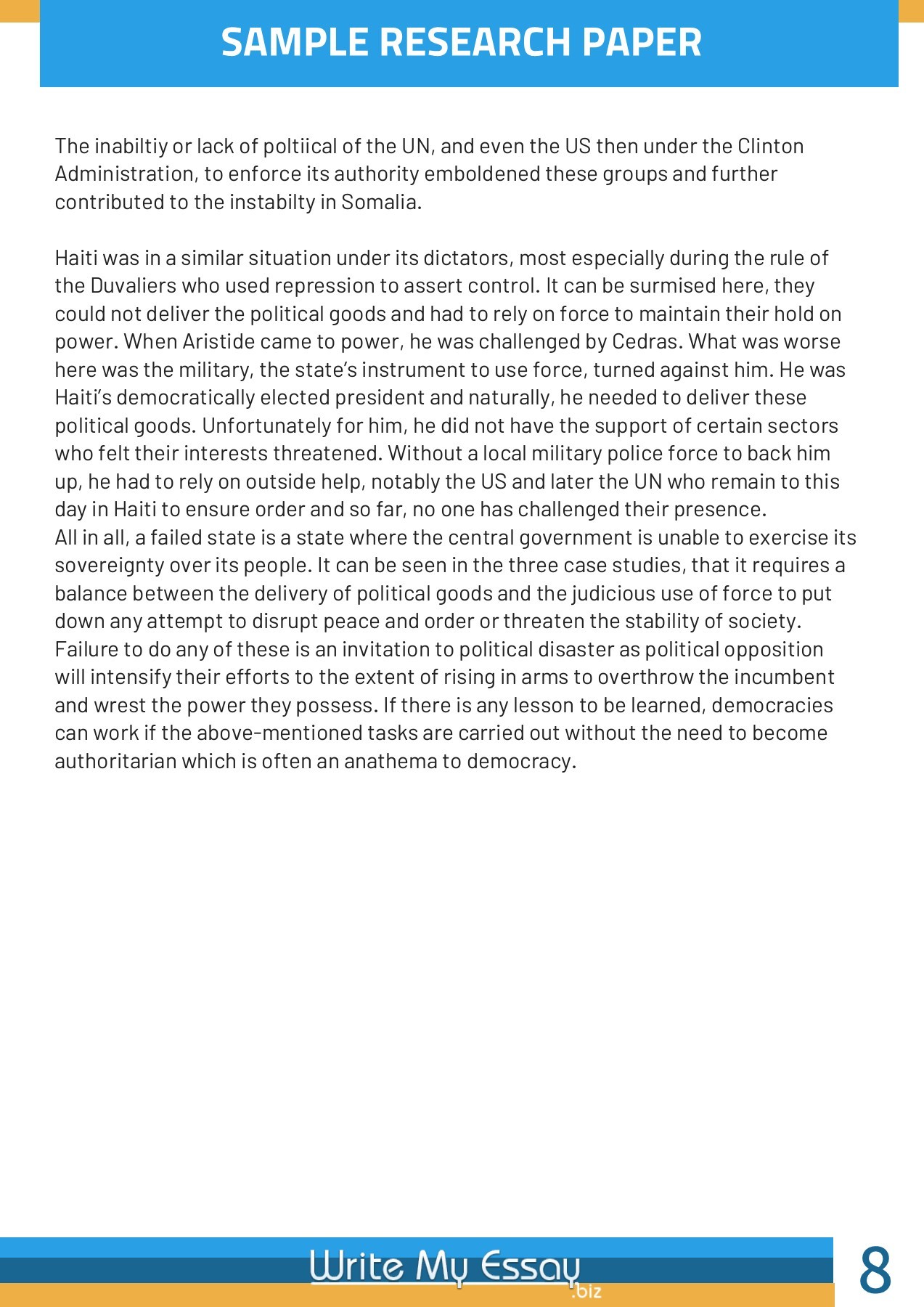 Sample of a Research Paper - IT Sample Paper - Page 8 | Flip PDF Online ...