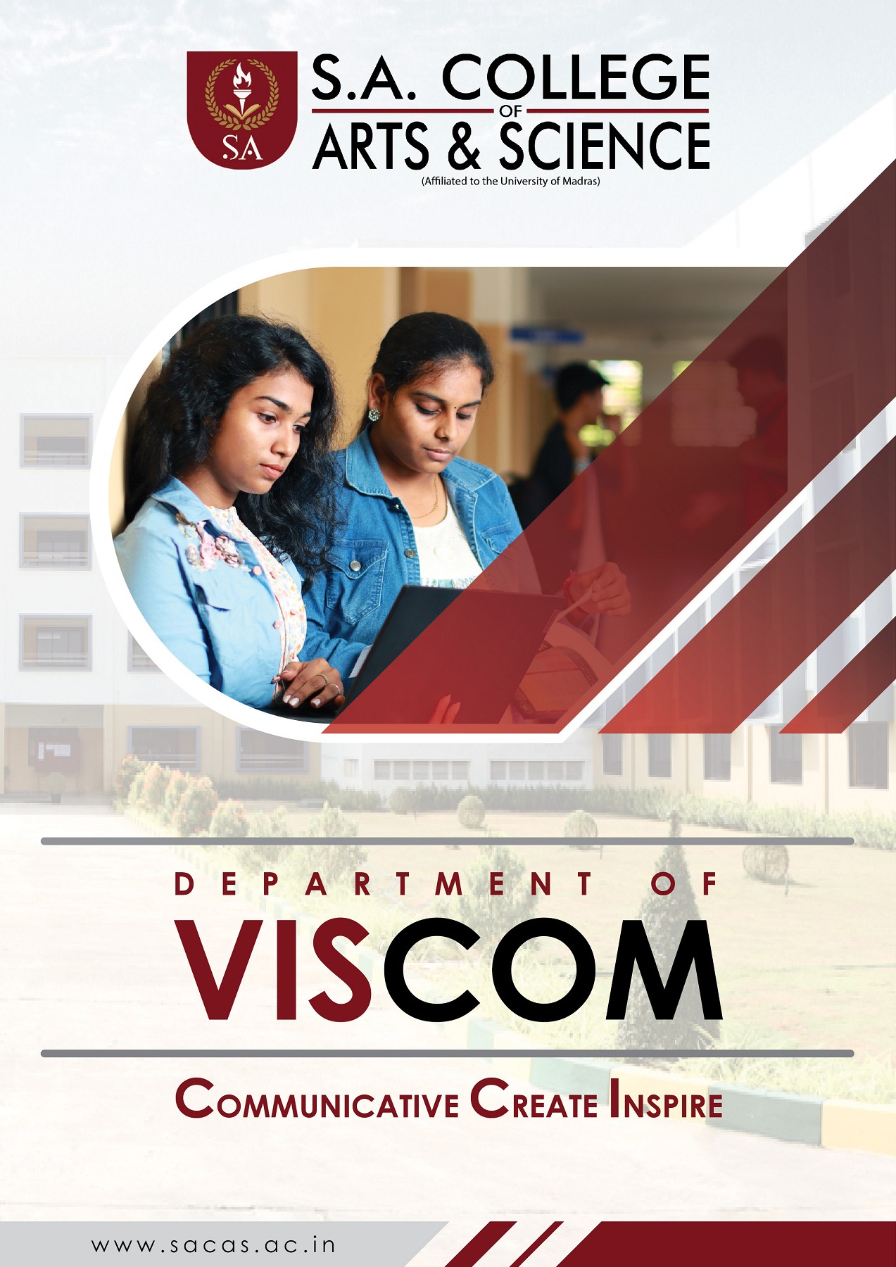 S.A College of Arts and Science_Viscom Brochure 2023 - Mass Media ...