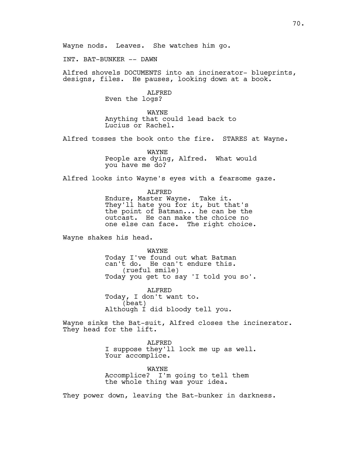 Batman Begins 2 The Dark Knight English script - lindyslower - Page 71 ...