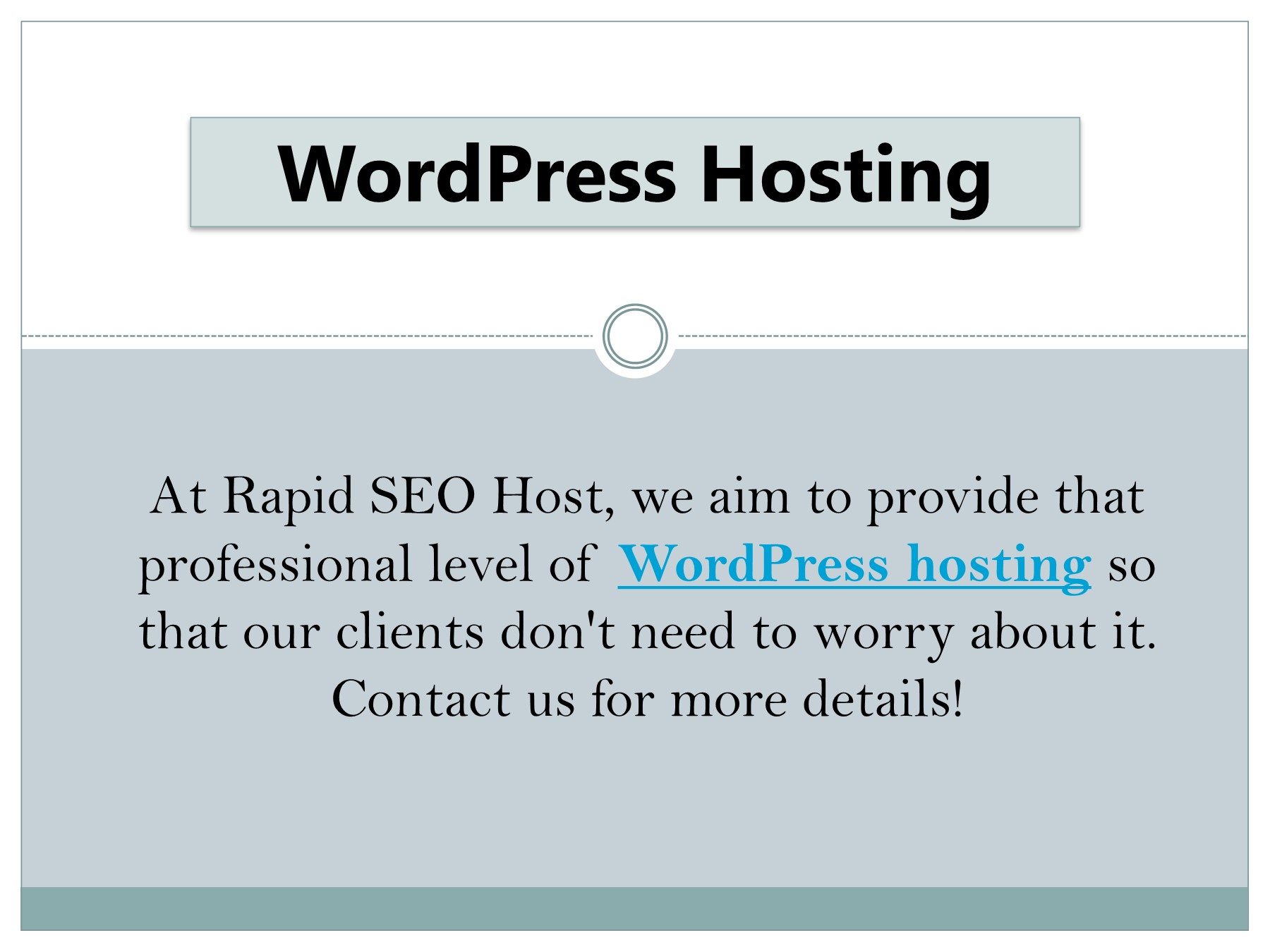Wordpress Hosting Rapid Seo Host Page 1 4 Flip Pdf Online Pubhtml5