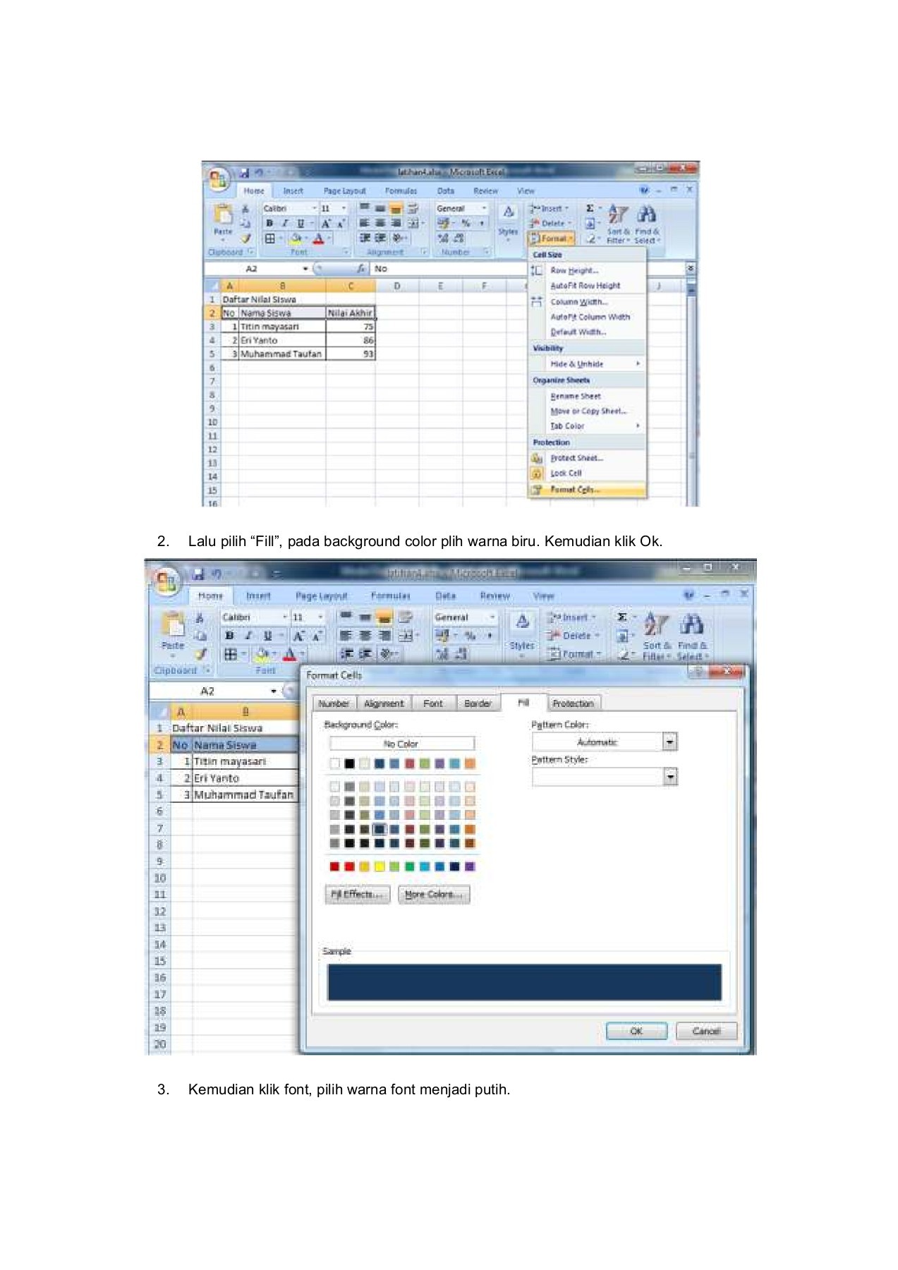Microsoft Excel 2007 - dhidhin - Halaman 47 | PDF Online | PubHTML5