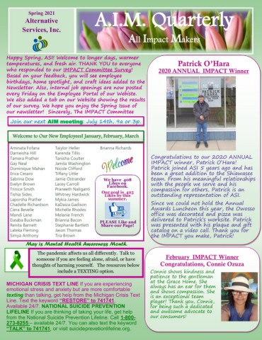 AIM Spring Issue 2021 - Jacqueline Nell - Page 1 - 5 | Flip PDF Online | PubHTML5