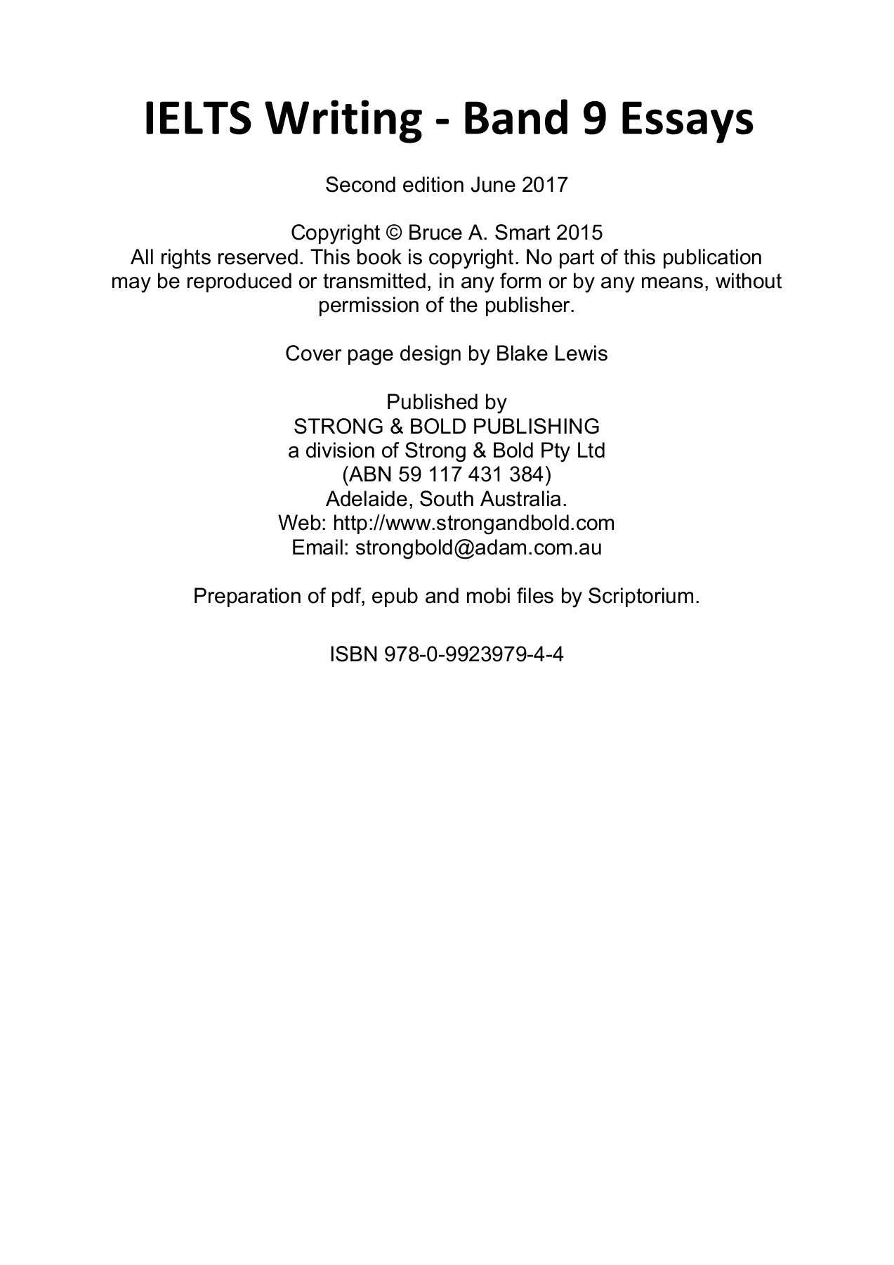 IELTS Writing Band 9 Essays A guide to writing high quality IELTS Band ...