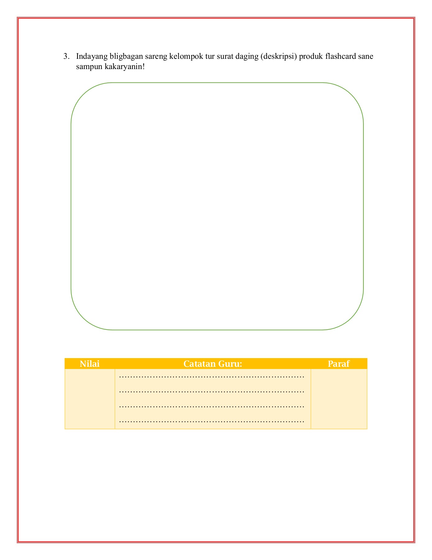 LKPD pangangge tengenan aksi 4 - Ni Made Utari Rahayu - Kaca 5 | PDF ...