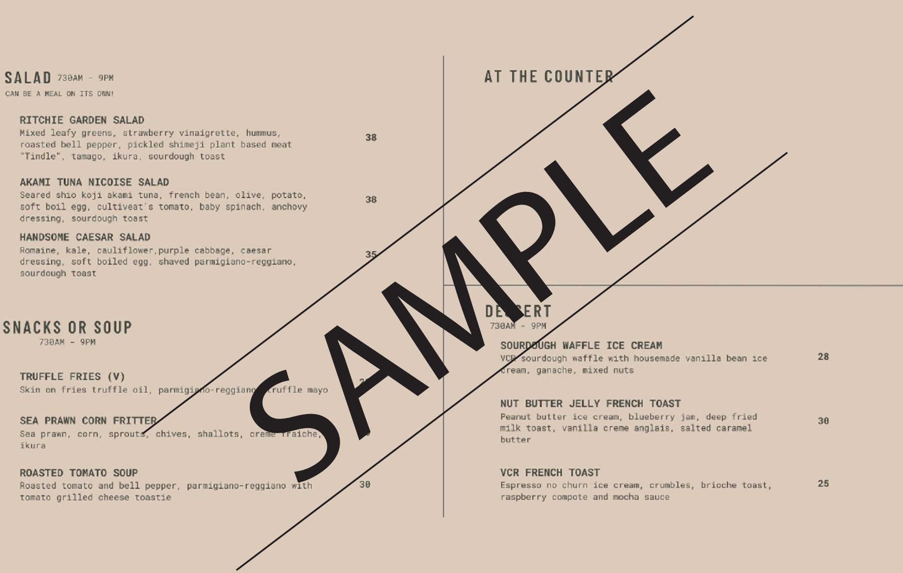 sample menu - bradon3789 - Page 2 | Flip PDF Online | PubHTML5