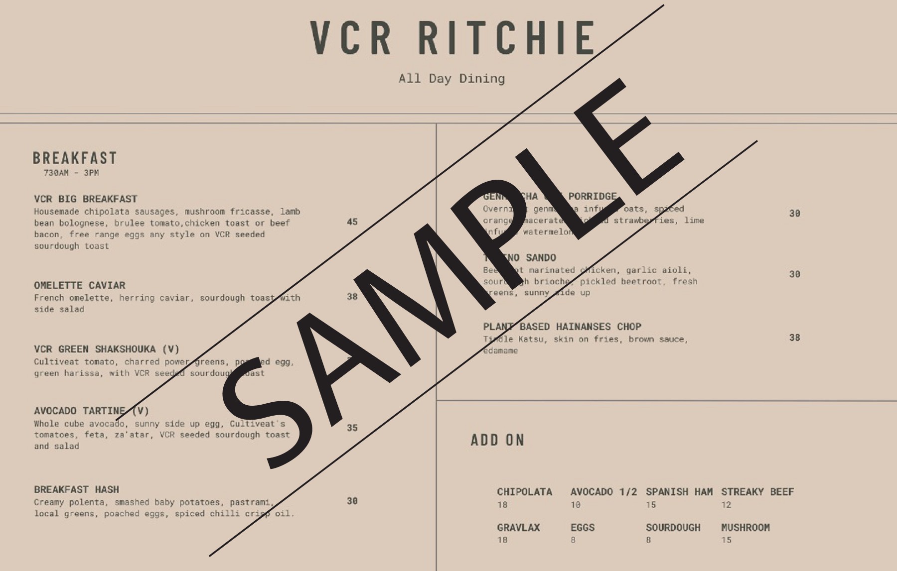 sample menu - bradon3789 - Page 3 | Flip PDF Online | PubHTML5