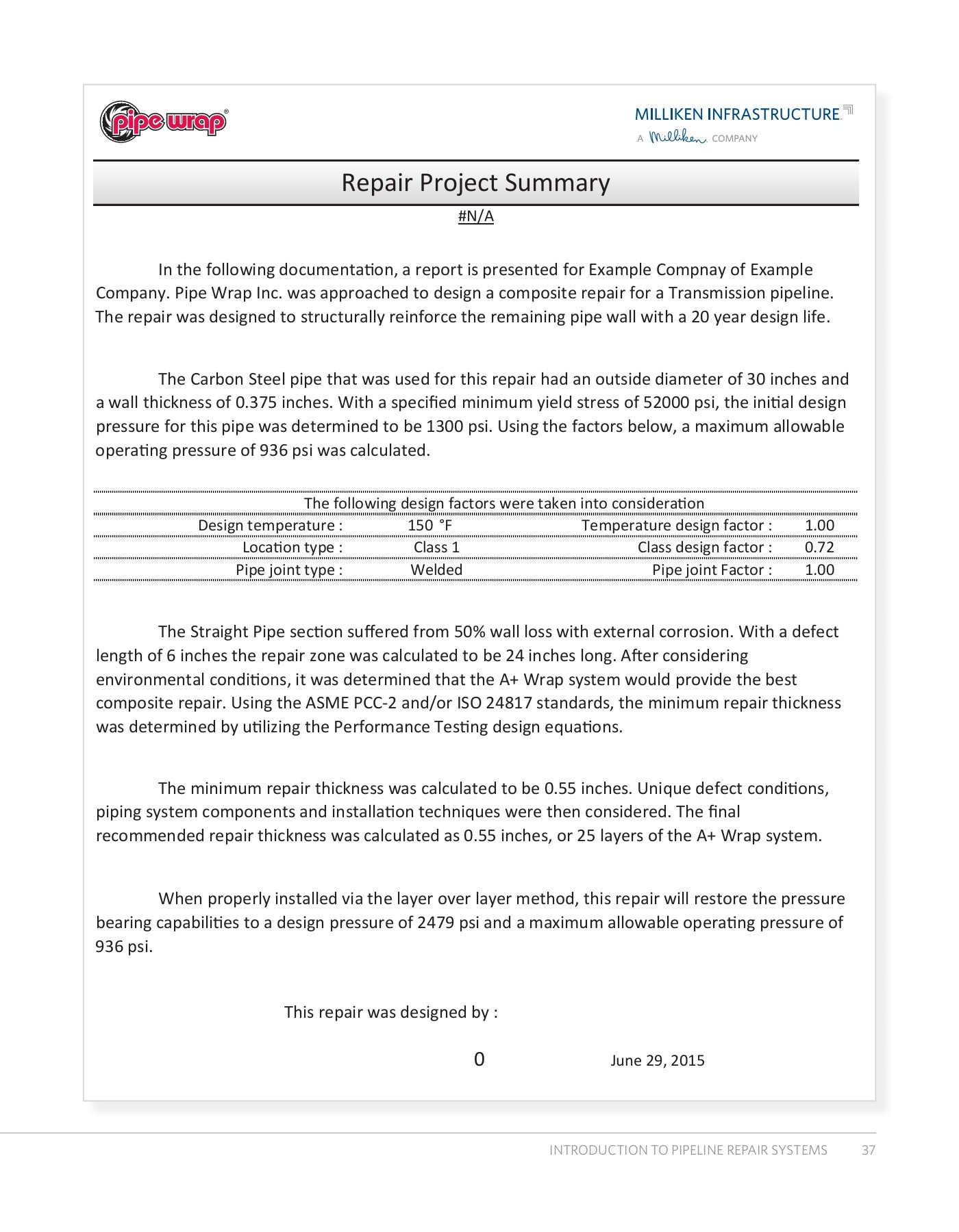 Pipeline Repair Systems Brochure - Pipe Wrap - Dimas Satya Lesmana ...