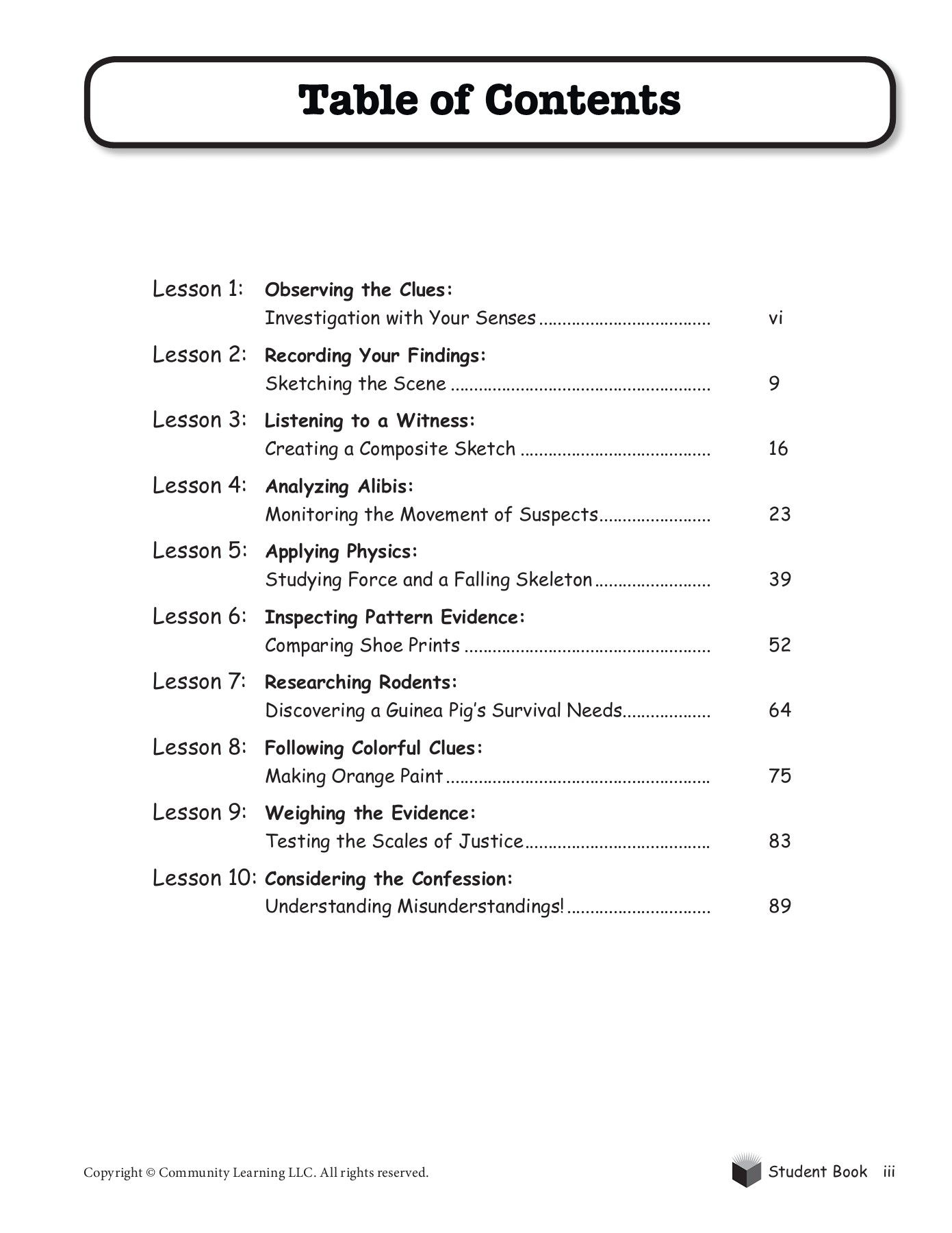 Rogue Rodent Mystery Student Book Preview - Community Learning - Page 2 | Flip PDF Online | PubHTML5