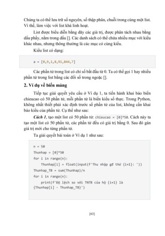 SGK Tin học 8 - Python - dainganxanh - Page 69 | Flip PDF Online | PubHTML5