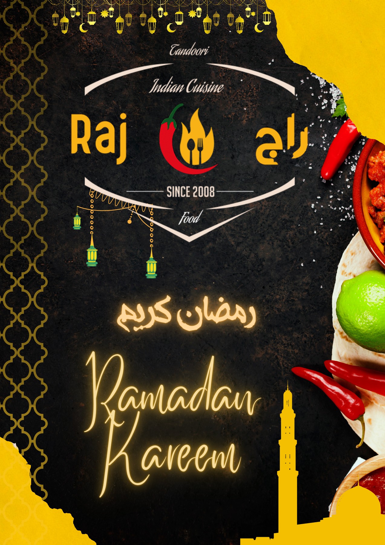Raj Restaurant Menu Ramadan Breakfast - Air Menu - Page 1 - 5 | Flip ...