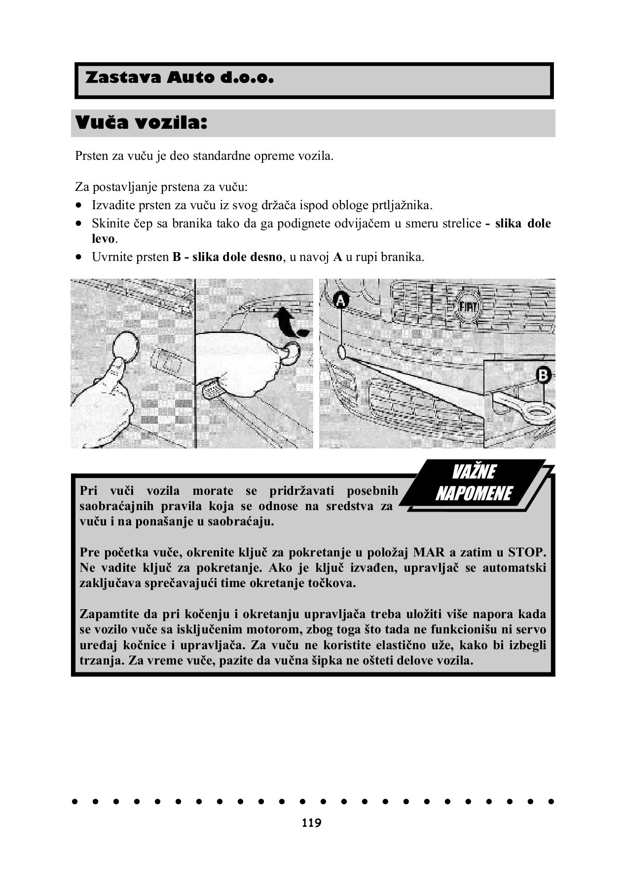 Zastava 10 tehnicko uputstvo - Fox Mulder - Stranica 119 | listanje PDF ...