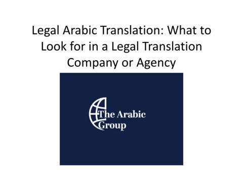 Legal Arabic Translation: What to Look for in a Legal Translation ...