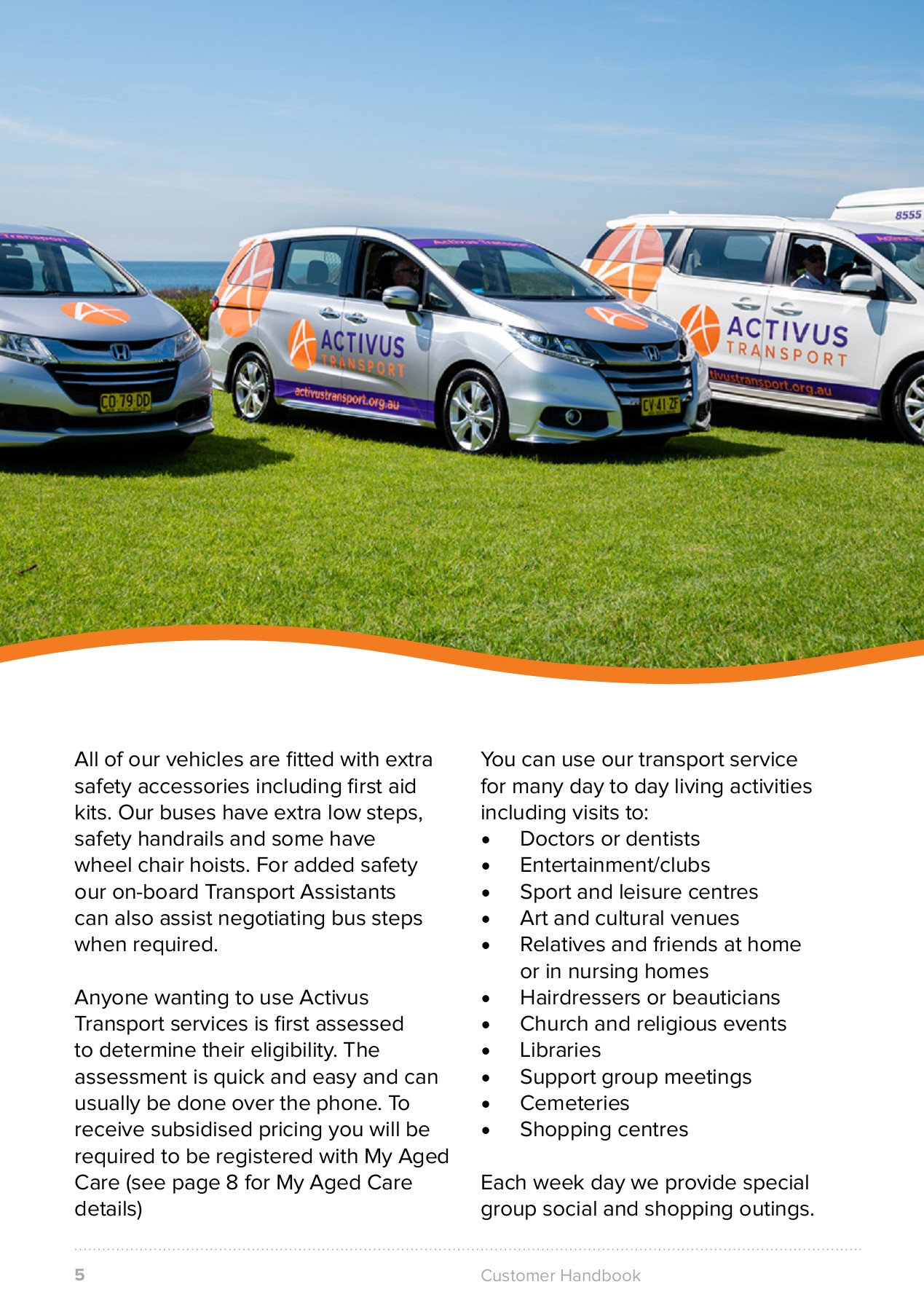 Activus Client Handbook - Activus Tranport - Page 5 | Flip PDF Online ...