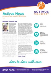 Activus Newsletter 2018 January and February - Activus Tranport - Page ...