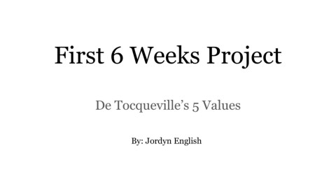First 6 Weeks Project - jordyn - Page 1 - 16 | Flip PDF Online | PubHTML5