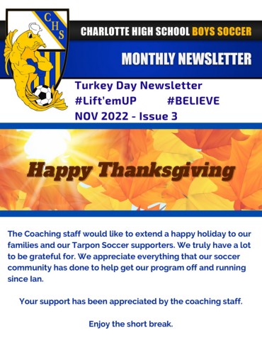 Turkey Day Newsletter 2022