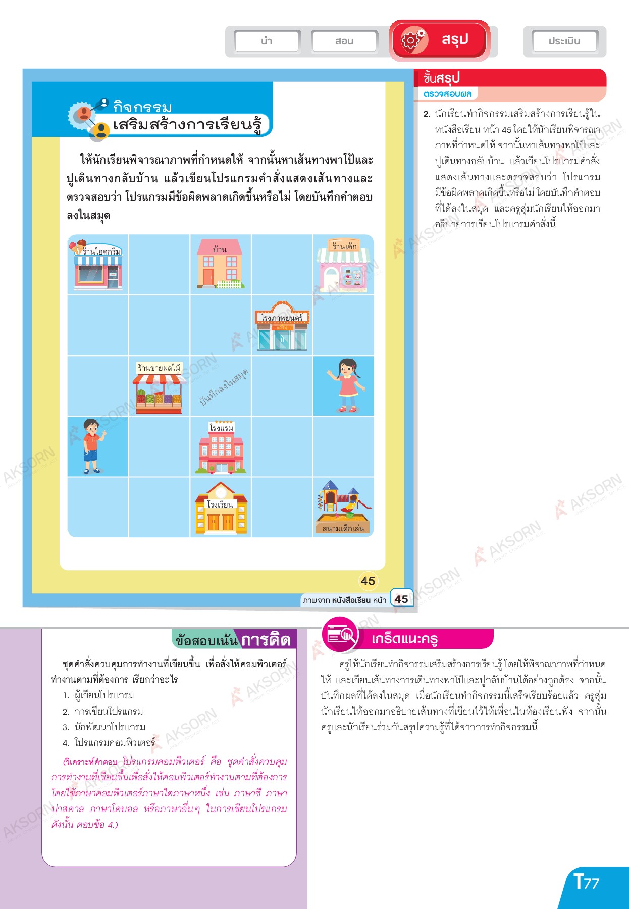 คู่มือครูวิทยาการคำนวณ-ป3 - LibrarySpt - Page 86 | Flip PDF Online | PubHTML5