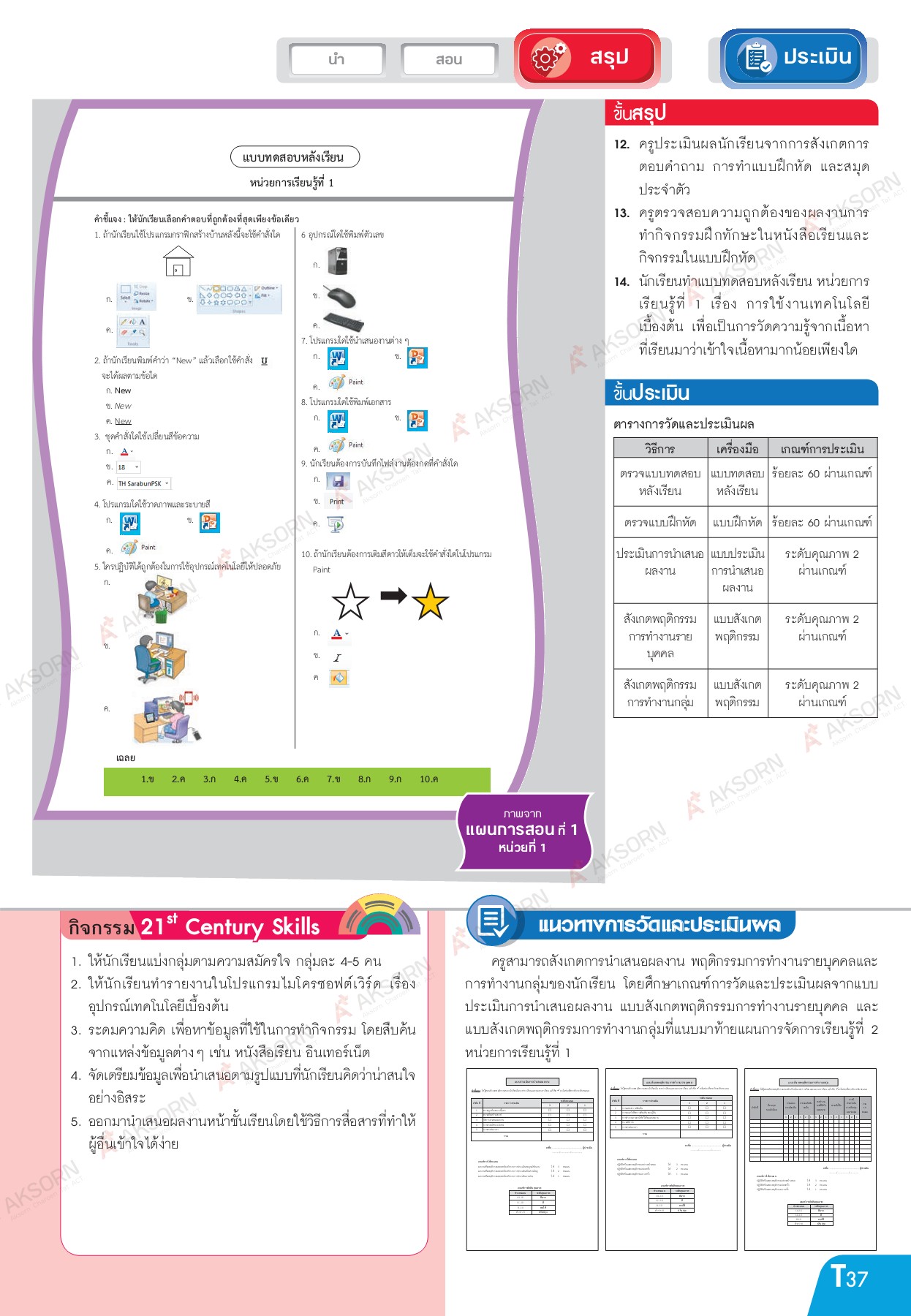 คู่มือครูวิทยาการคำนวณ-ป1 - LibrarySpt - Page 46 | Flip PDF Online | PubHTML5