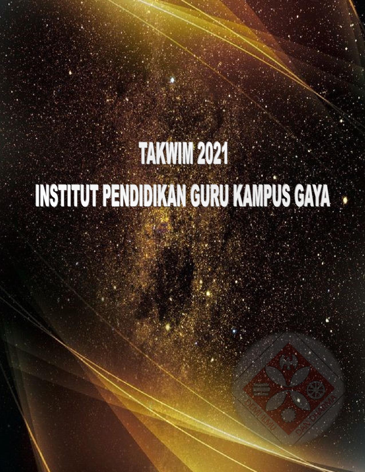 BUKU PERANCANGAN TAHUNAN 2021_IPGK GAYA - norafidahnoralidin - Muka ...