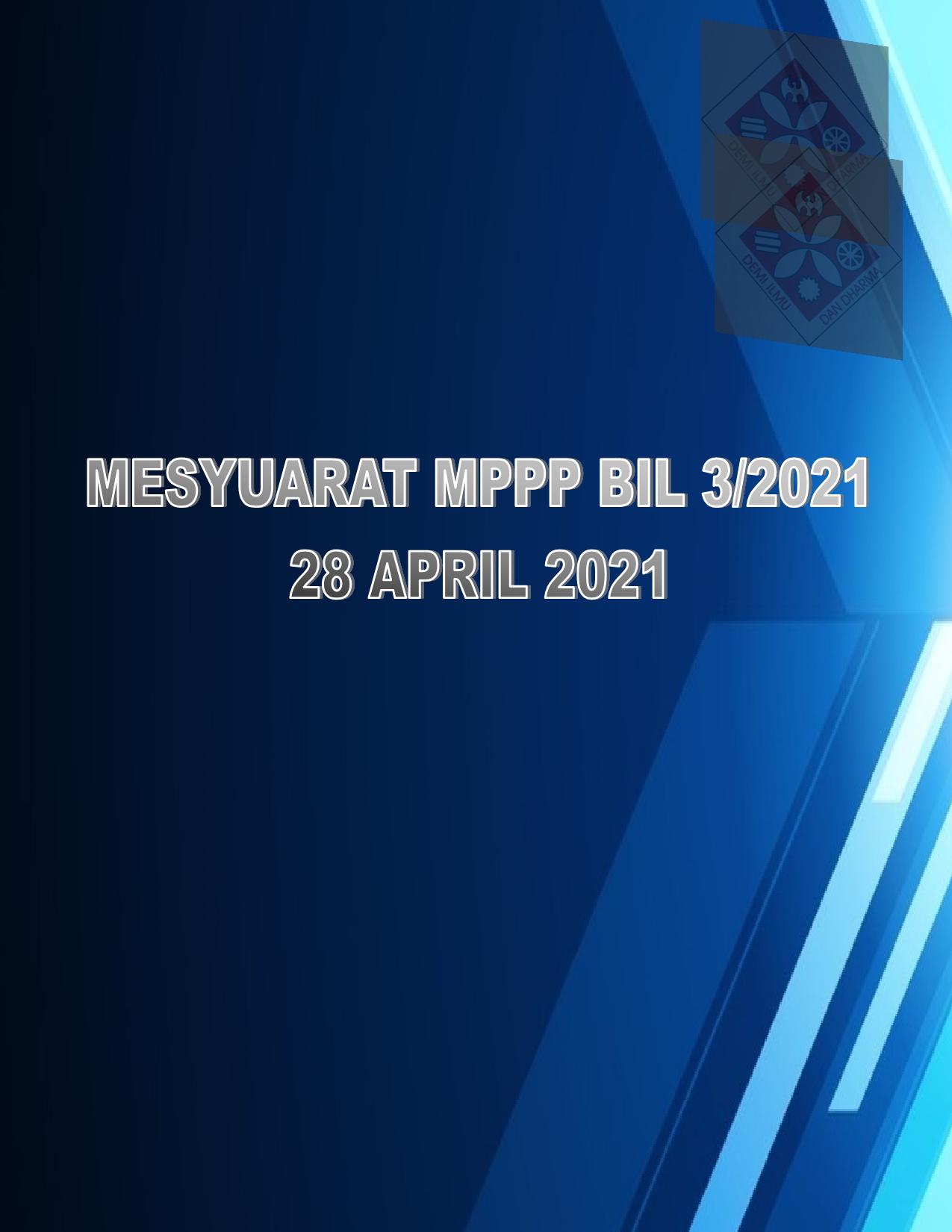 Mesyuarat MPPP Bil 3 2021 - norafidahnoralidin - Muka Surat 1 - 179 | Membalik PDF Dalam talian ...