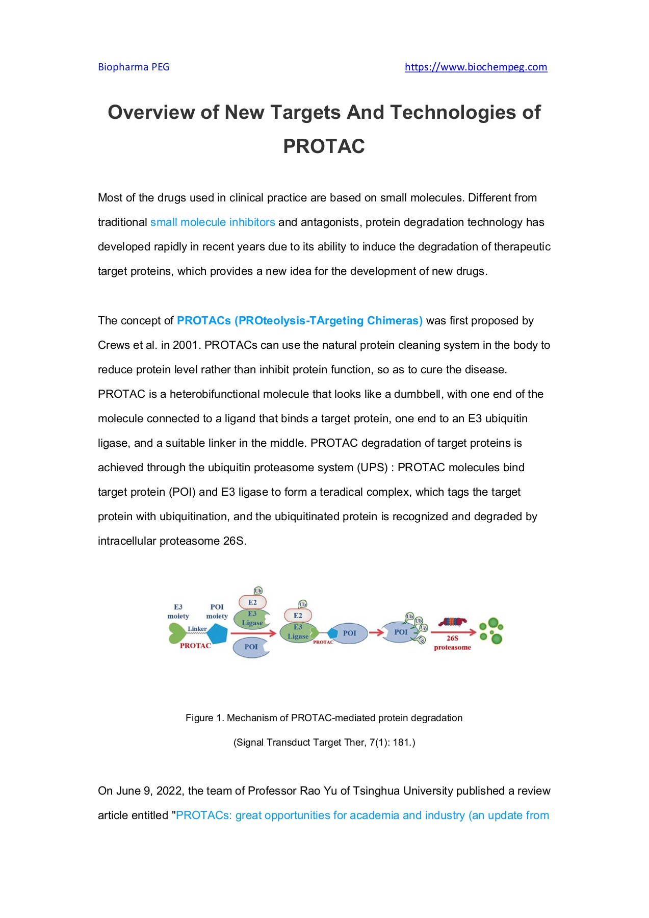 Overview of New Targets And Technologies of PROTAC - Sonia Lee - Page 1 ...