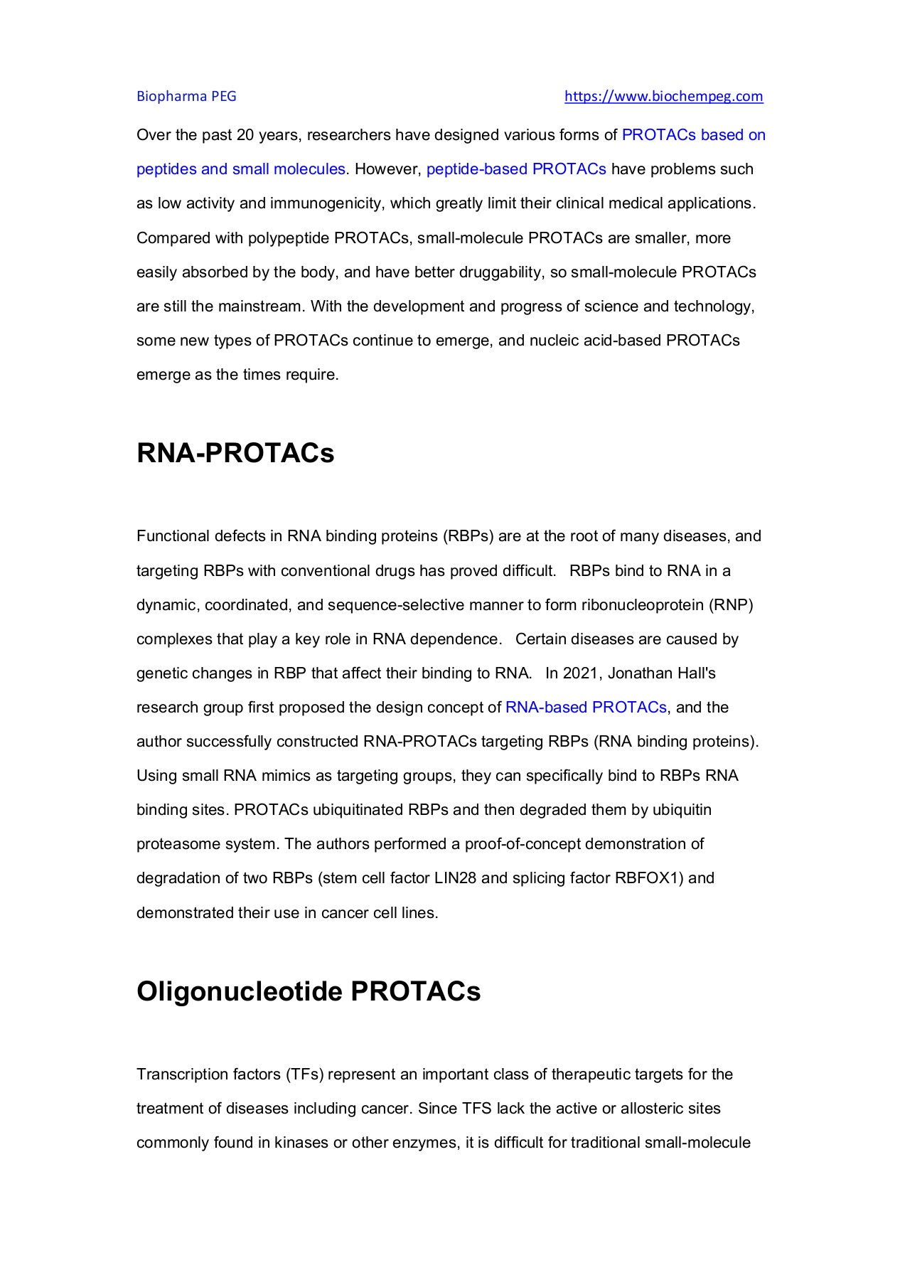 Several Types of PROTACs Based On Nucleic Acids - Sonia Lee - Page 3 | Flip PDF Online | PubHTML5