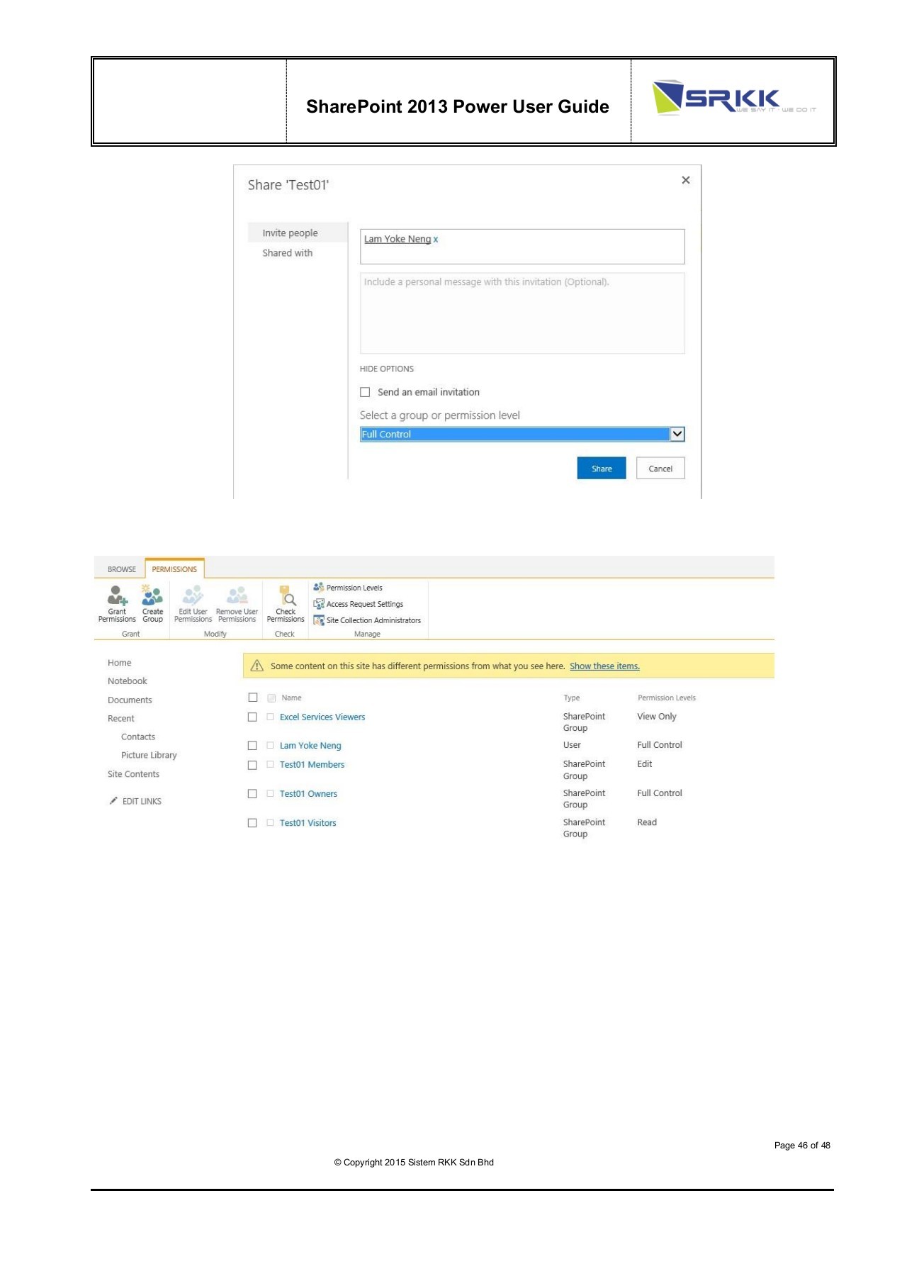 Standard Sharepoint Training Guide - fienajla32 - Page 47 | Flip PDF ...