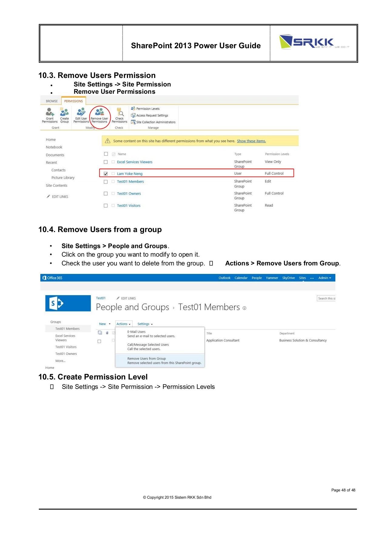 Standard Sharepoint Training Guide - fienajla32 - Page 49 | Flip PDF ...