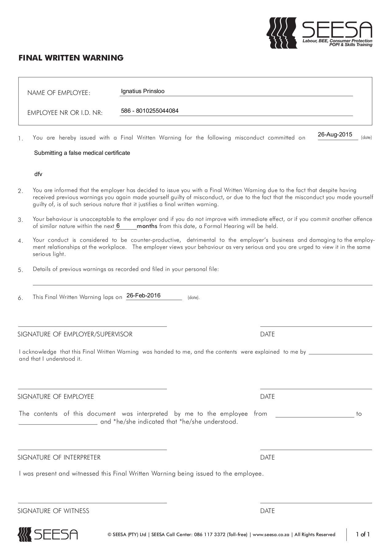 5FinalWrittenWarning0204-SEESA-Final_written_warning1586 ...