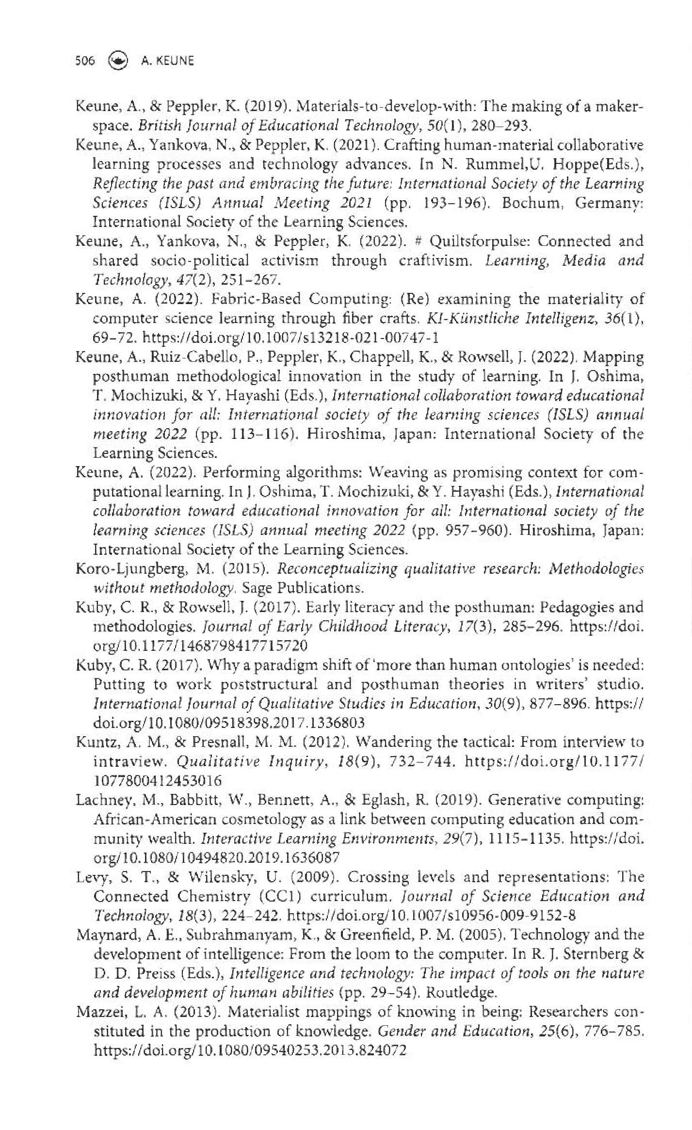 The Journal of the Learning Science - Perpustakaan Universitas Sanata ...