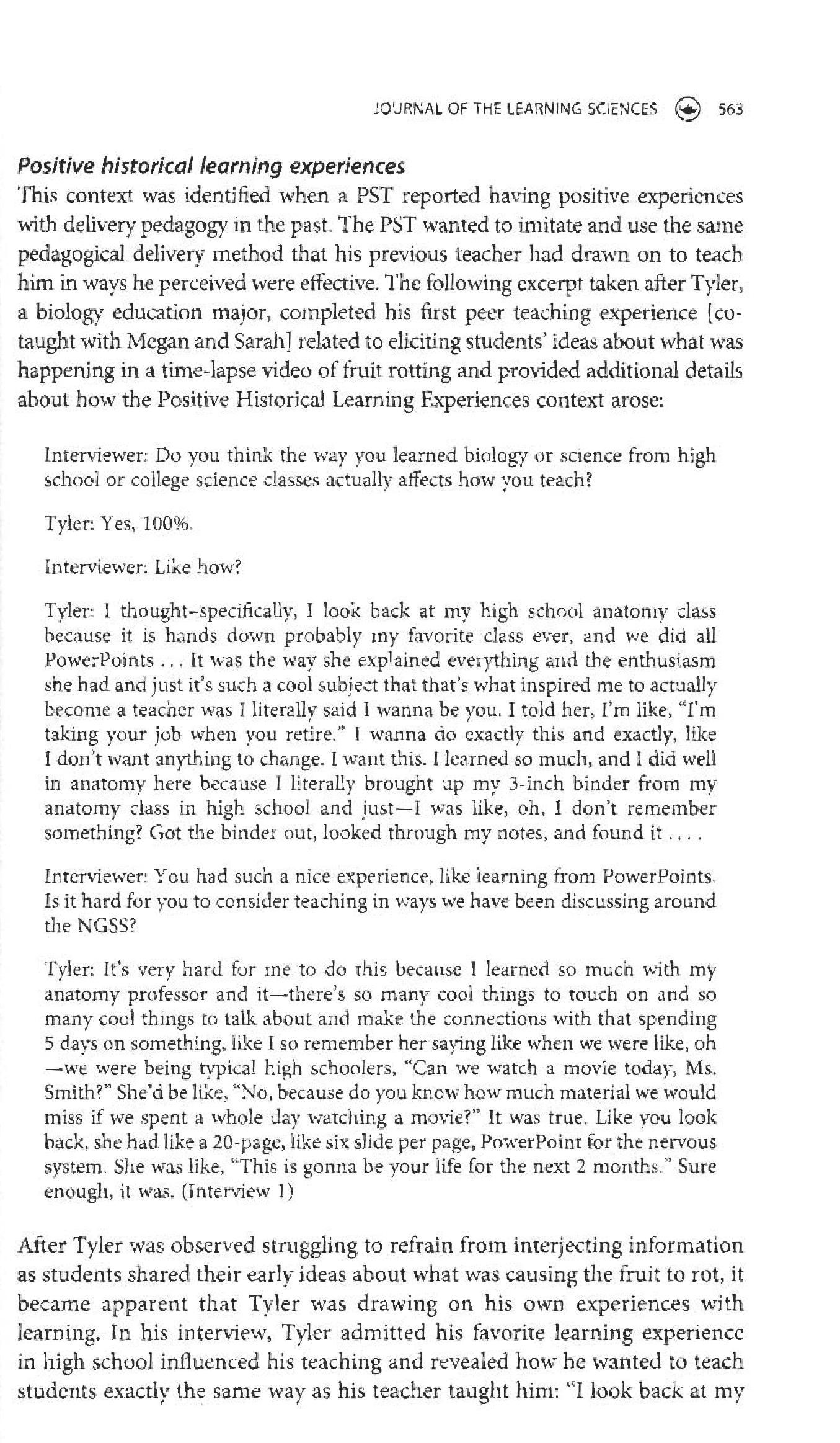 The Journal of the Learning Science - Perpustakaan Universitas Sanata ...