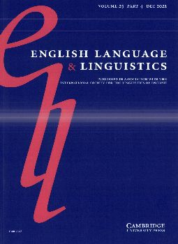 English Language And Linguistics