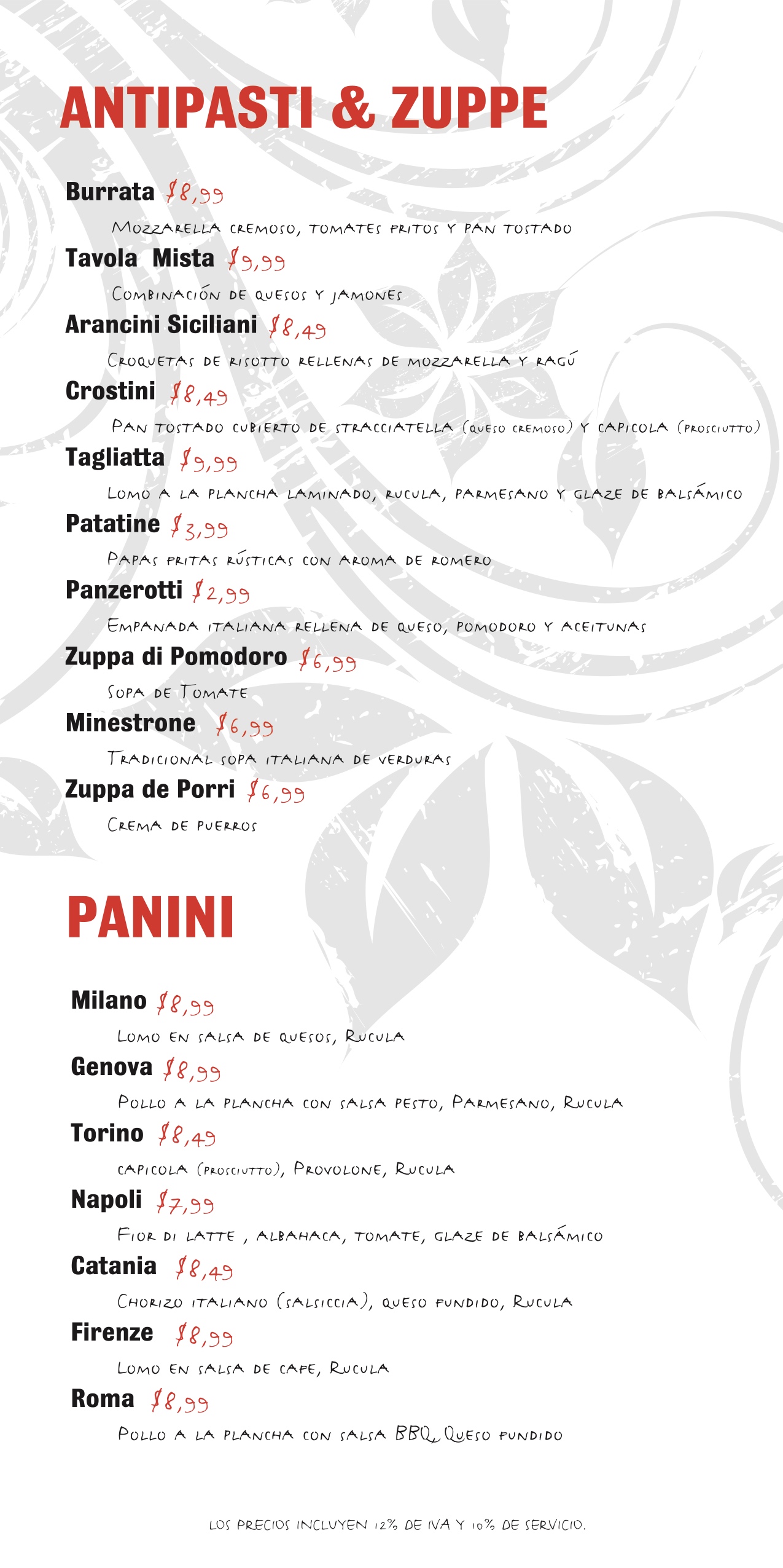 Segafredo Menú - fernandoherdoiza - Página 2 | Flip PDF en línea | PubHTML5